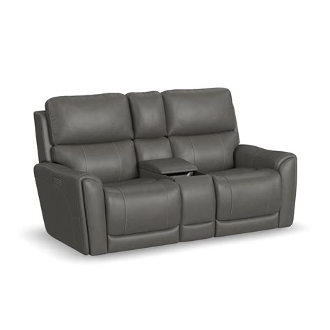 Flexsteel Carter 1587 64ph 886 02 Transitional Power Reclining Loveseat