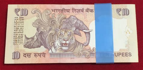 72 Star Note Serial 10 Rupees Packet Dsubbarao 2012 Last 28 Note