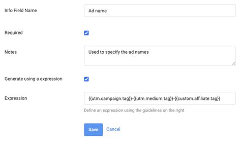 How To Create Info Fields Terminus Knowledge Base