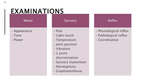 Basic Peripheral Nerve Examination Pptx