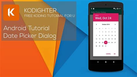 Android Studio Tutorial Date Picker Dialog YouTube