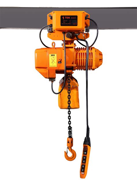 Moving 2 Ton Electric Chain Hoist Trolley Used In Workshop 2 Ton