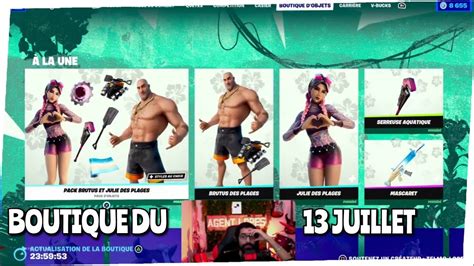 Boutique FORTNITE Du 13 Juillet Item Shop July 13 YouTube