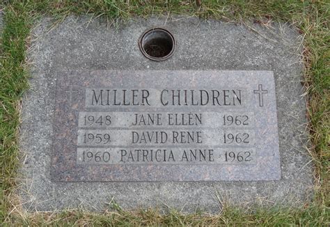 Jane Ellen Miller 1948 1962 Find A Grave Memorial