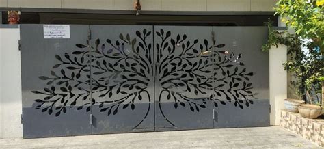 Metal Tree Design Gate For House Entrance