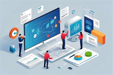 Webpage Building And Software Technology Development Premium Ai Generated Image