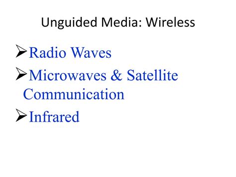 transmission media for networking pptx computer networking computing
