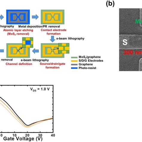 A The Fabrication Steps B The Sem Image And C Transfer Curve At Download Scientific