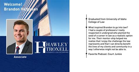 Hawley Troxell On Linkedin Hawley Troxell Is Pleased To Announce That