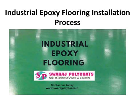 Ppt Industrial Epoxy Flooring Installation Process Powerpoint