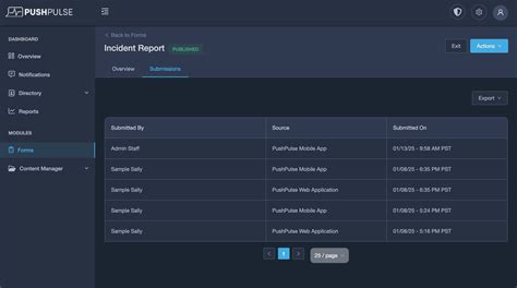Starting Guide To Forms Pushpulse Documentation