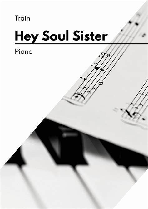Hey Soul Sister Arr Aderson Ferreira By Train Sheet Music For Piano