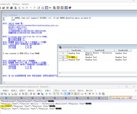Solved Transcoding Warning When Importing A Utf 8 Csv File Sas Support Communities