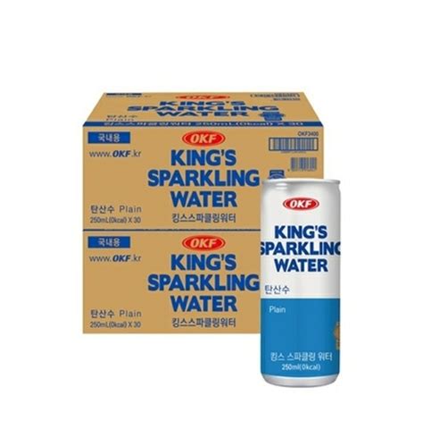 킹스 스파클링 워터 플레인 탄산수 250ml X 60캔 티몬