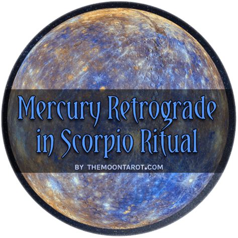Mercury Retrograde In Scorpio October 13 November 3 2020 The Moon