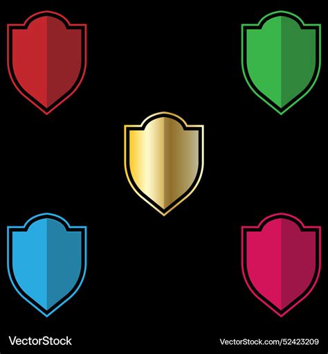 Shield 17 Royalty Free Vector Image Vectorstock
