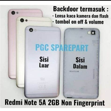 Backdoor Tutup Baterai Kesing Belakang Xiaomi Redmi Note 5A Original Lazada Indonesia