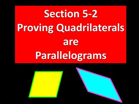 ppt given wxyz is a parallelogram prove Δ yzx Δ wxz powerpoint