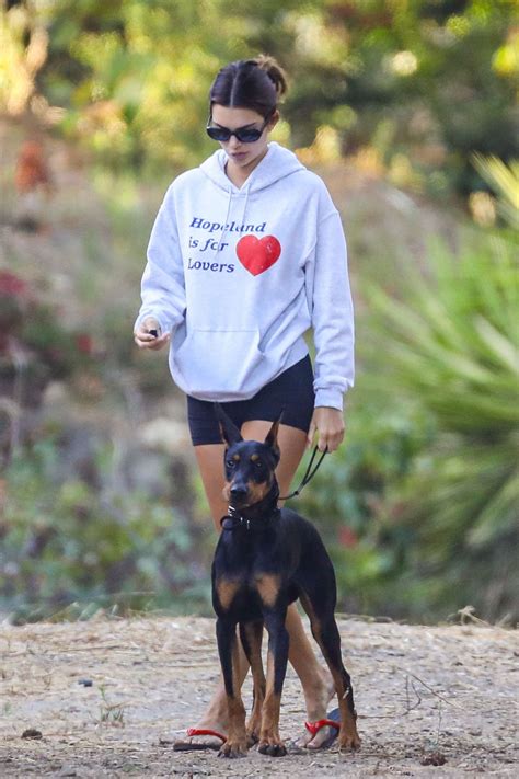 Kendall Jenner Out Hiking With Her Dad Caitlyn Jenner In Malibu 0801