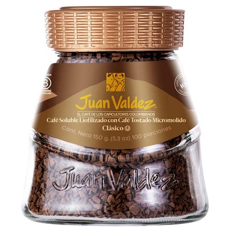 Café Soluble Liofilizado Clasico Juan Valdez 150 G Soriana