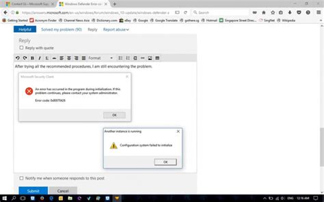 Way To Solve Windows Defender Error Code 0x8007426