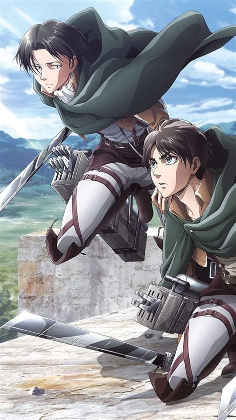 進撃の巨人 Iphonese5s5c5640×1136壁紙 リヴァイエレン アニメ スマホ用画像96988