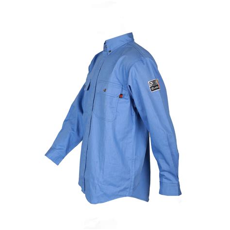 Camisa Ignífuga Frarc Leben Cat 2 Varón Celeste Apro Seguridad