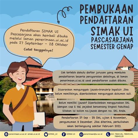 Simak Ui On Twitter Pendaftaran Simak Ui Pascasarjana S2 S3 And Profesi Akan Dibuka Pada 27
