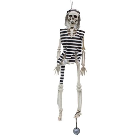 Halloweeen Club Costume Superstore Hanging Mini Prisoner Skeleton