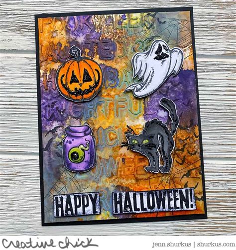 Grungy Halloween Card Tim Holtz {creative Chick}