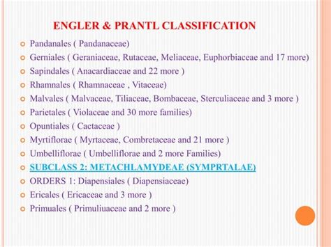 Engler And Prantl System Of Classification In Plant Taxonomy Pdf