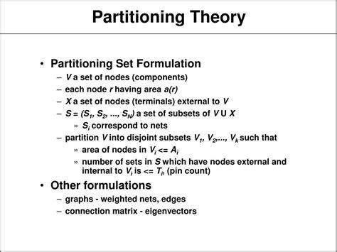 Ppt Partitioning Powerpoint Presentation Free Download Id 473158