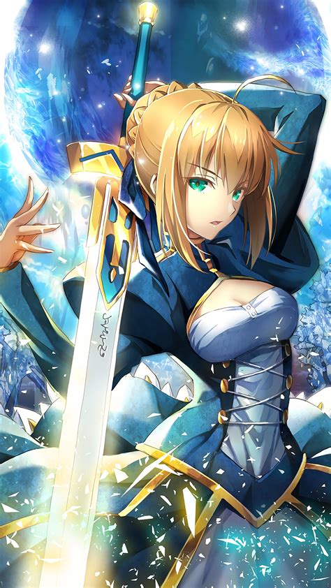 Artoria Pendragon Fate 1800x3200 Ranimewallpaper