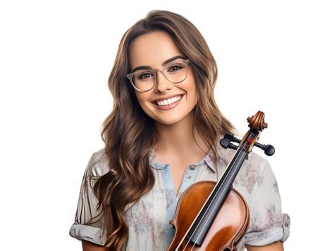 Premium Photo Female Violinist