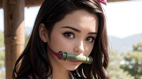 Ia Creó A Nezuko Kamado Bonita Y Realista Parece Demon Slayer Live Action