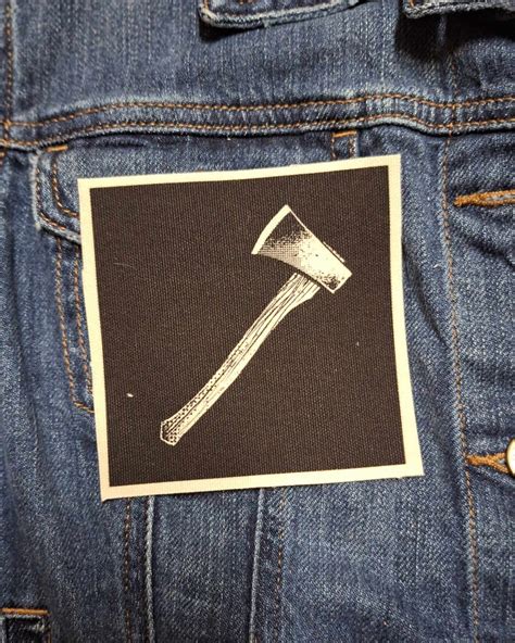 Axe Patch Canvas Patch Cloth Patch Axe Patch Weapon Patch Diy Punk Patch Chopper