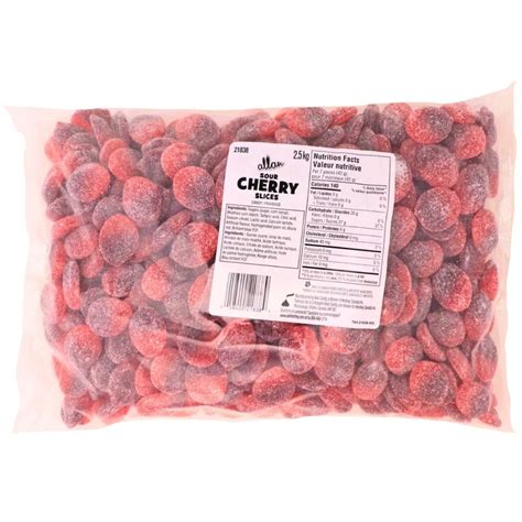 Allan Sour Cherry Slices Bulk Candy Canadian Candies Candy Funhouse Ca