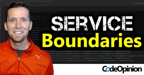 Microservices Gets It Wrong Defining Service Boundaries Codeopinion