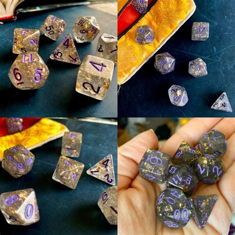 Meteor Shower Dnd Dice Set Polyhedral Dice Set For Dungeons And Dragons
