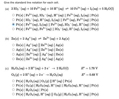 Answered Give The Standard Line Notation For Bartleby