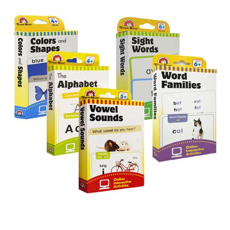 Learning Line Flashcards California Teaching Aid English Word Card Plus
