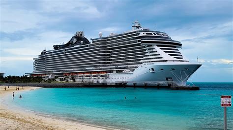 INTRAVELREPORT MSC Seashore Christened At Private Island Ocean Cay