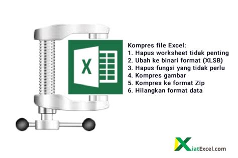 Cara Kompres File Excel Agar Jadi Lebih Kecil