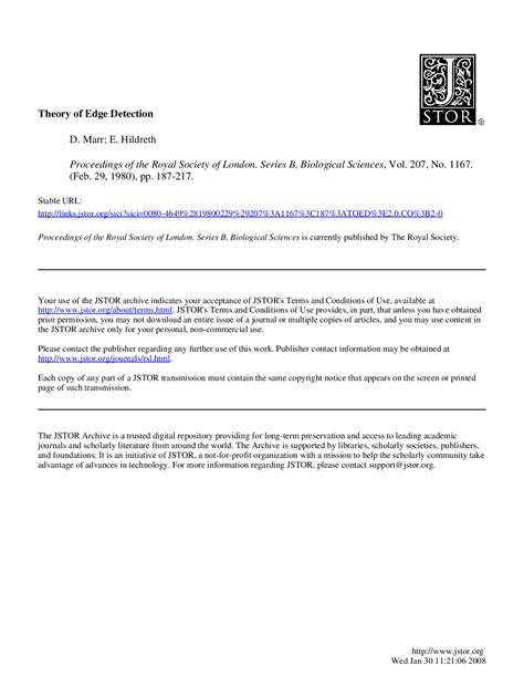 Theory Of Edge Detection Image Understanding Enee 731 Docsity