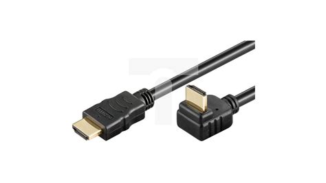Kabel Hdmihdmi V14 Mm Ethernet Kątowy Czarny 5m Icoc Hdmi Le 050