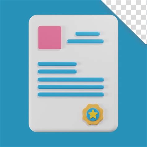 Premium Psd 3d Consent Illustration