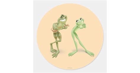 Frogs Music Classic Round Sticker Zazzle