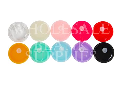 Coloured Lid 16oz Libbey Glass Cans Lid Only Extra Lids Replacemen