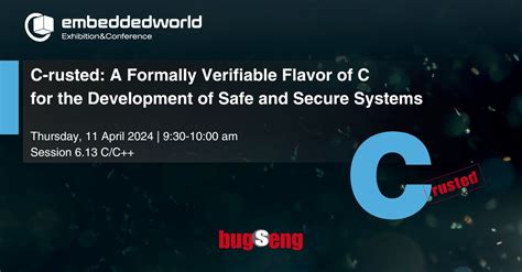 Bugseng On Linkedin Join Bugseng At Embedded World 2024