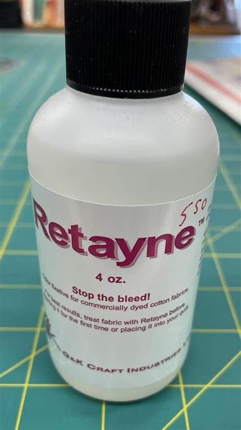 Retayne 4 Ounce Bottle Of Color Fixative Etsy